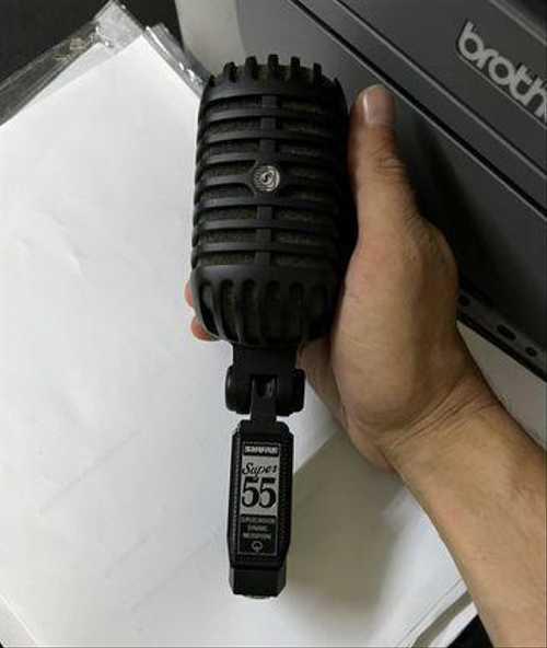 Shure super 55 микрофон