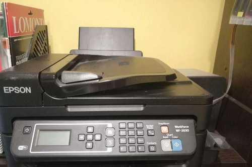 Мфу Epson Work Force WF-2630 с снпч