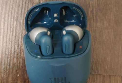 Наушники jbl tune 225 tws левый+кейс синие