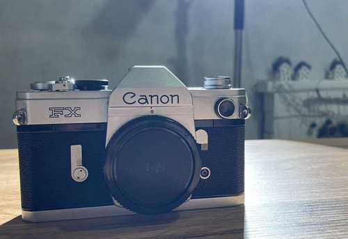 Плёночный фотоаппарат Canon fx