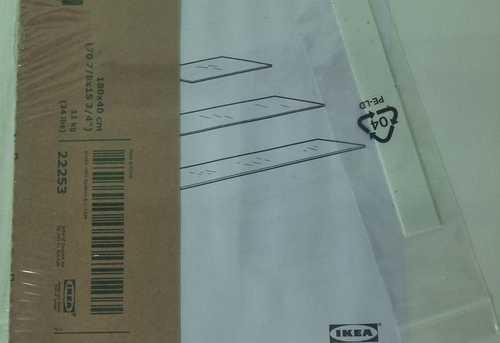 Besta IKEA верхняя панель стекло белый 180x40 cm