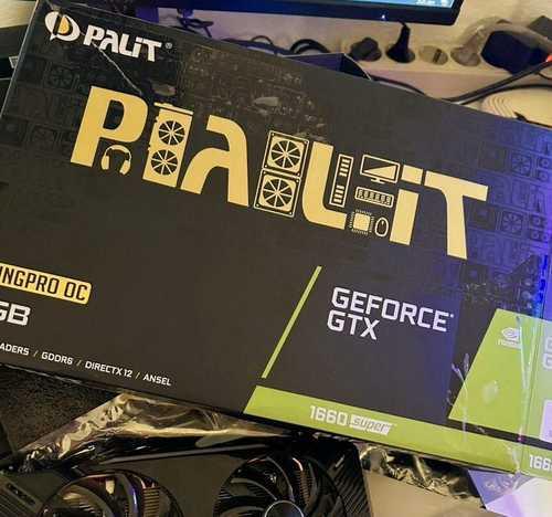 Видеокарта GTX 1660 Super Palit Dual Gaming OC