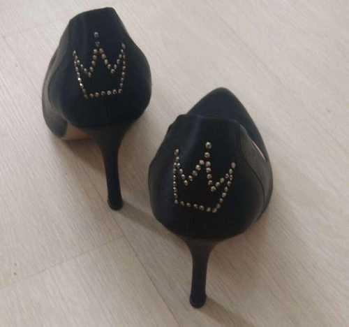 Туфли женские чёрные Centro