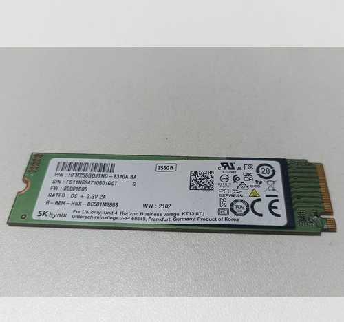 Ssd m2 nvme 256gb