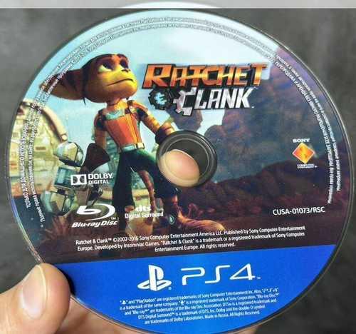 Ratchet and Clank ps4 без коробки