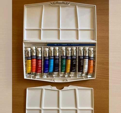 Акварель Winsor&Newton Cotman 12х8мл кисть палитра