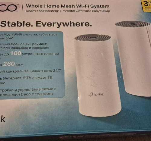 Mesh Wi Fi система Tp Link Deco E4 (2-pack)