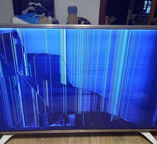 Телевизор ЖК бу 40 дюймов экран разбит LG
