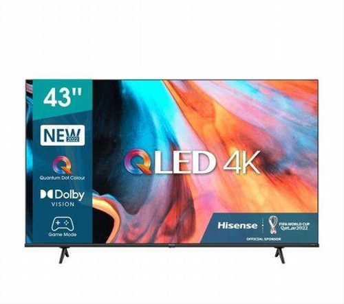 43quot; Телевизор Hisense 43E7HQ 2022 qled Black