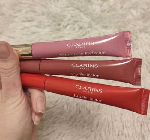 Clarins блеск для губ 07, 17, 23