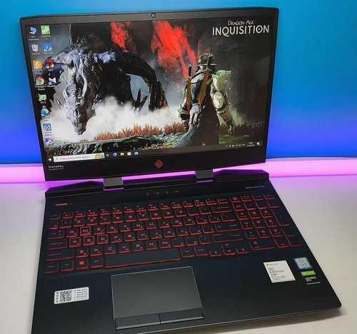 Ноутбук игровой HP: i5/GTX1650/8GB/SSD 512GB/144HZ