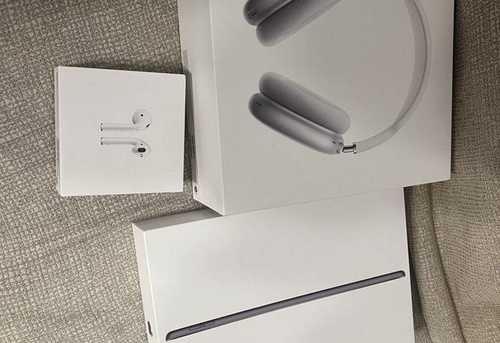 Коробка airpods max iPad