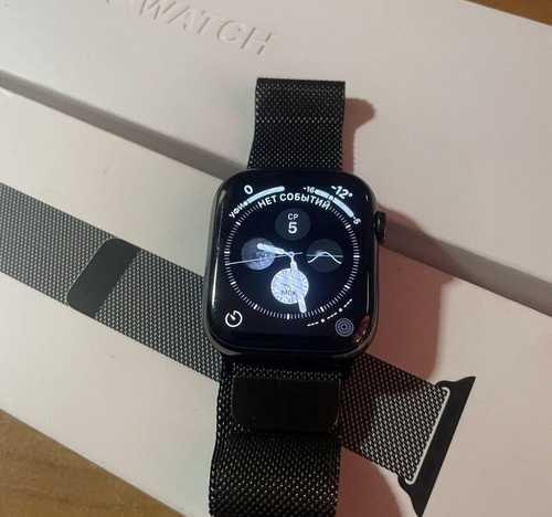 Apple watch 7 45 mm stainless steel black