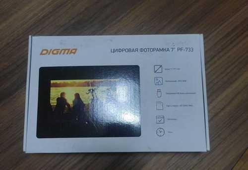 Новая цифровая фоторамка Digma PF-733