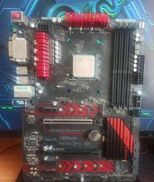 Игровая мат. плата ASRock Fatal1ty AB350 Gaming K4