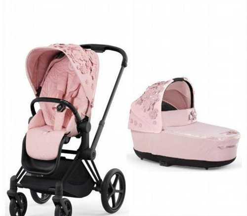Cybex priam 4.0 Simple Flowers 2022 год