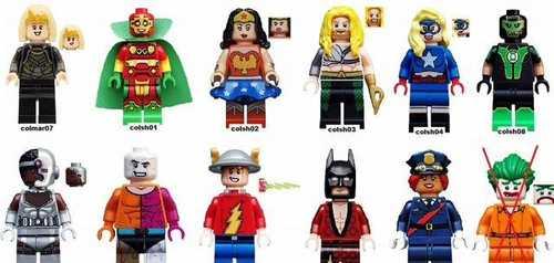 Минифигурки Super Heroes Lego