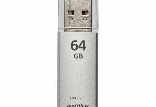 Флеш-накопитель Smartbuy V-Cut USB 3.0 64GB, сереб