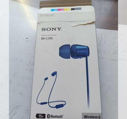 Беспроводные наушники sony wi c310