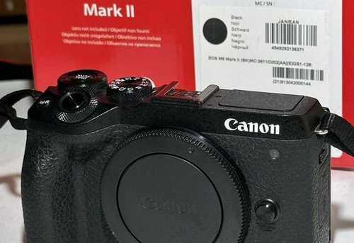 Canon M6 Mark ii (полный комплект)