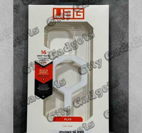 Чехол UAG Plyo MagSafe iPhone 16 Pro (Ice/White)