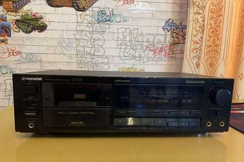 Кассетная дека pioneer ct337