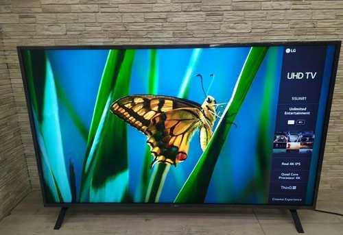 Яркий LG 55UN73506LB Smart TV 4K UHD
