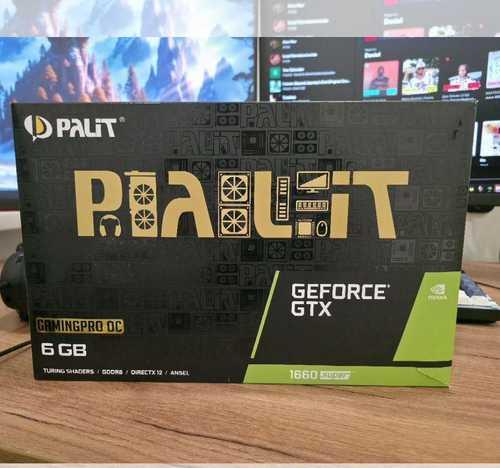 Видеокарта Palit GTX 1660 Super Dual 6Gb gamingpro