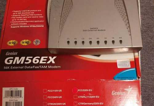 Модем genius gm56ex