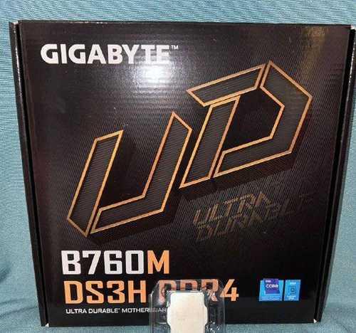 Комплект i5 13400f   Gigавyтe В760M DS3H DDR4