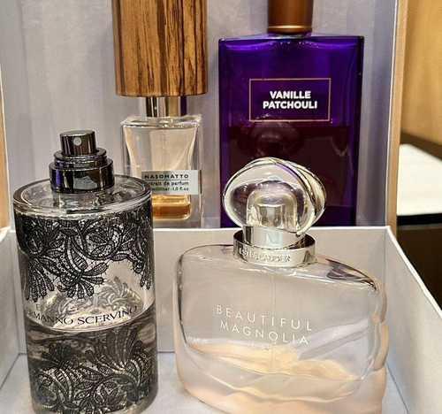 Тестер бу nasomatto, Molinard, E. Lauder, Scervino