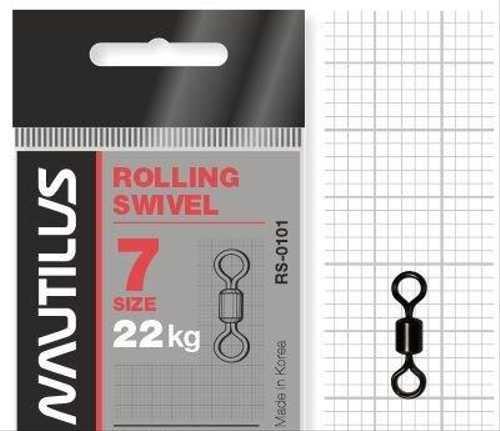 Вертлюг Nautilus Rolling Swivel 0101 size # 7 тест