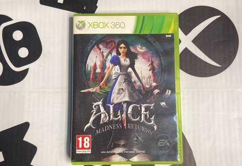 Alice madness returns xbox 360 б/у