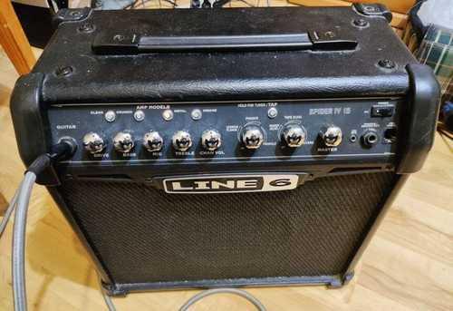 Line 6 spider IV 15 Комбоусилитель