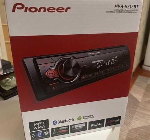 Магнитола pioneer 1 din MVH-S215BT