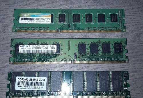 Оперативная память DDR3, DDR2, DDR400