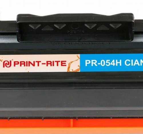 PR-054H cian, Тонер-картридж print-rite 054H Лазерны