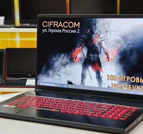 Игровой MSI 17.3" 144Hz i7 10750H 16GB 3060 SSD