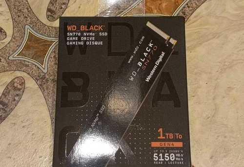 SSD M.2 накопитель WD Black SN770 1000 гб