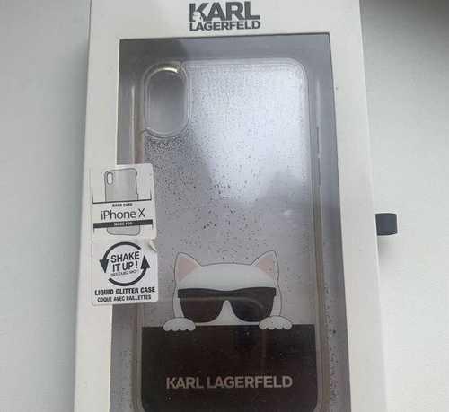 Чехол на iPhone X,Xs Karl Lagerfeld