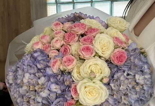 Гортензия Розы Цветы Букеты цветов с доставкой