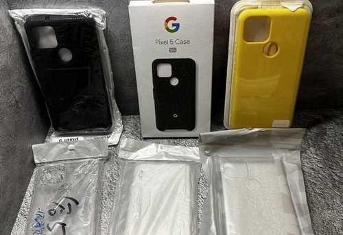 Чехлы google pixel 5 (fabric case и обычные)