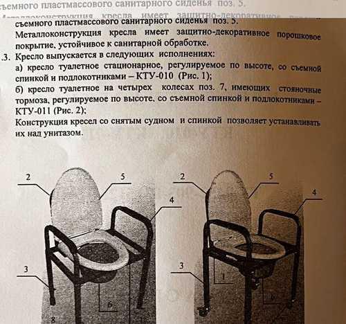 Кресло туалетное кту-011