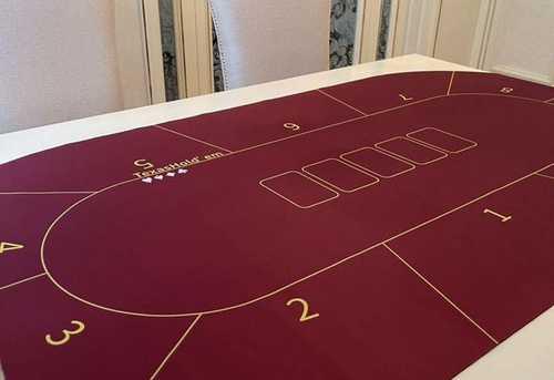 Сукно для покера - овальное 180х80 см