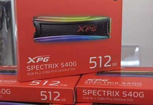 Внутренний SSD диск adata spectrix S40G RGB 512GB