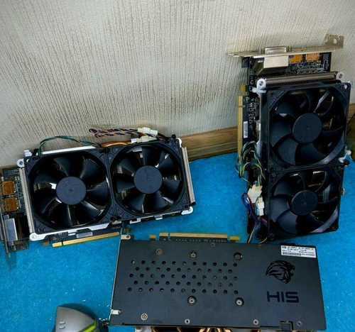 RX 580 8Gb, 580 4GB His Оригинал 2304