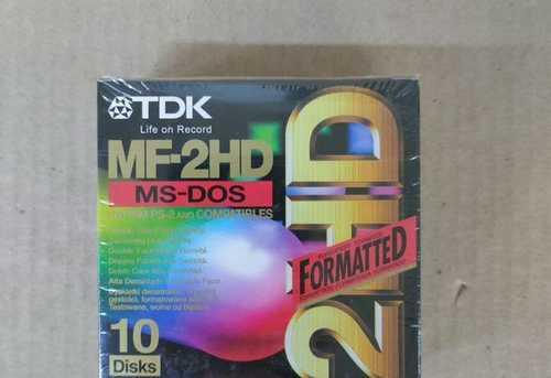 MF-2HD Дискеты 1,44 Мб TDK 3.5" дюйма MF 2HD