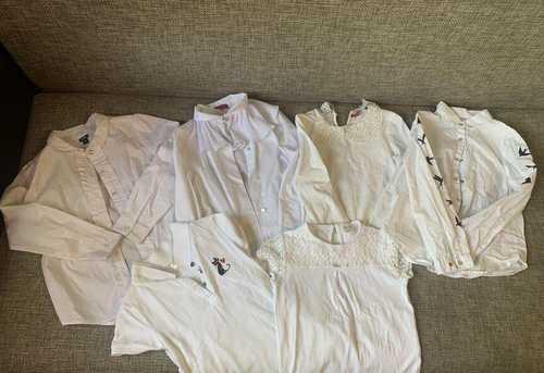 Набор блузок/рубашек для школы 122-128