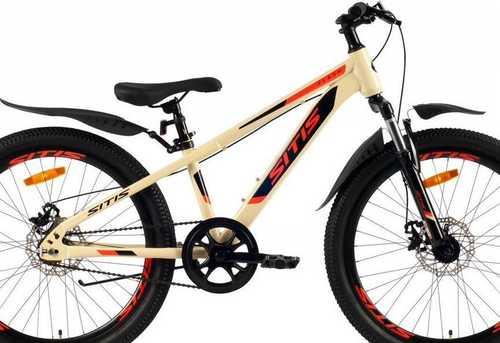 Велосипед sitis flash 24" (2023) Beige-Orange-Blac