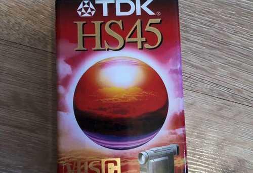 Видеокассета TDK HS45 VHS-C